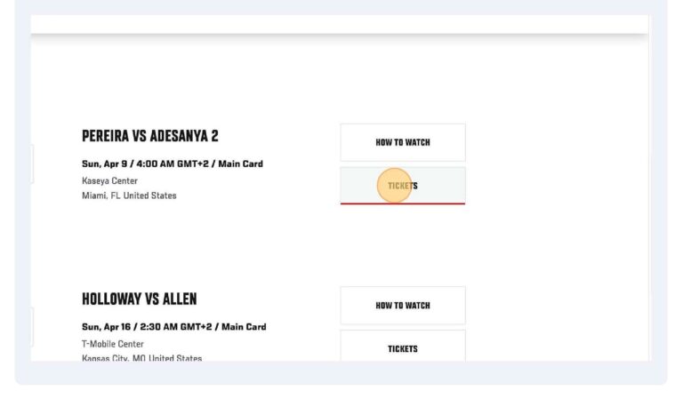 How Much UFC Tickets Cost? 2023 Guide